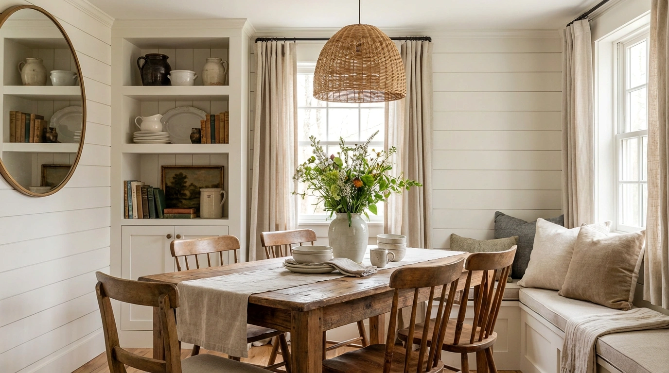 15 Cozy Cottage Dining Room Decor Ideas for an Inviting and Charming ...