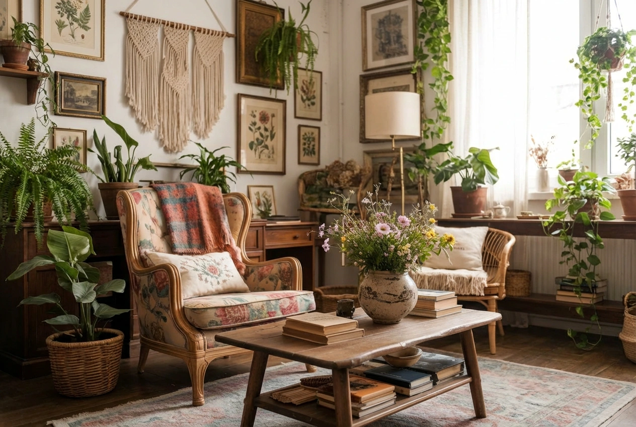 15 Cozy Living Rooms Whimsical Cottagecore Ideas for a Charming Retreat