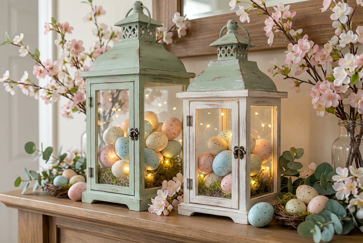 100 DIY Spring Decor Lantern Ideas for a Cozy Glow to Brighten Your Home